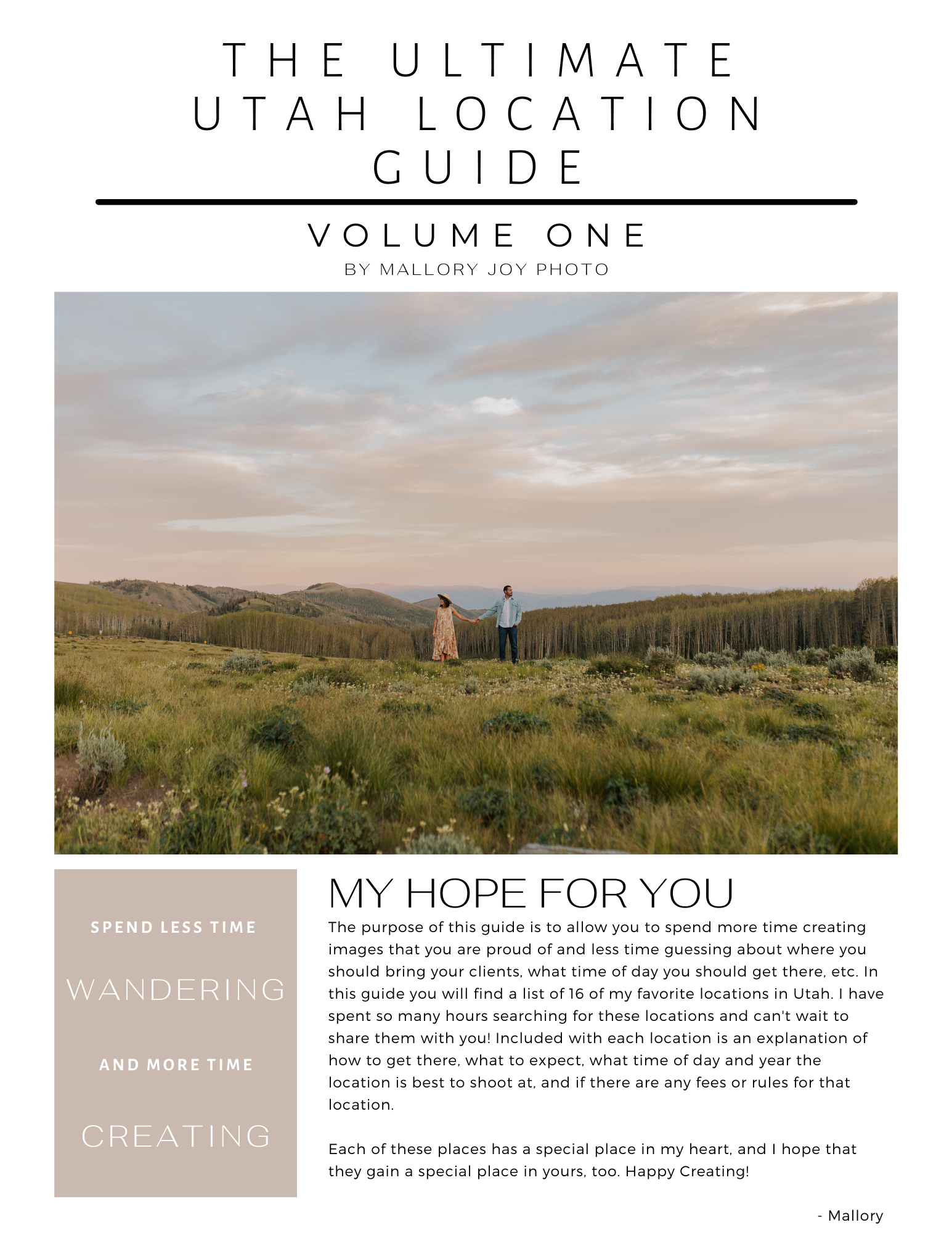 Location Guide – Mallory Joy Photo